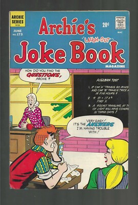 1972 Archie Series-Archie's Joke Book-#173-Betty,Archie,Veronica ...