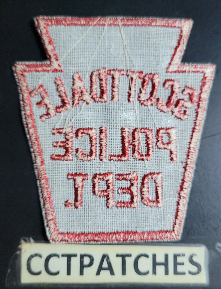 SCOTTDALE, PENNSYLVANIA POLICE SHOULDER PATCH PA | eBay