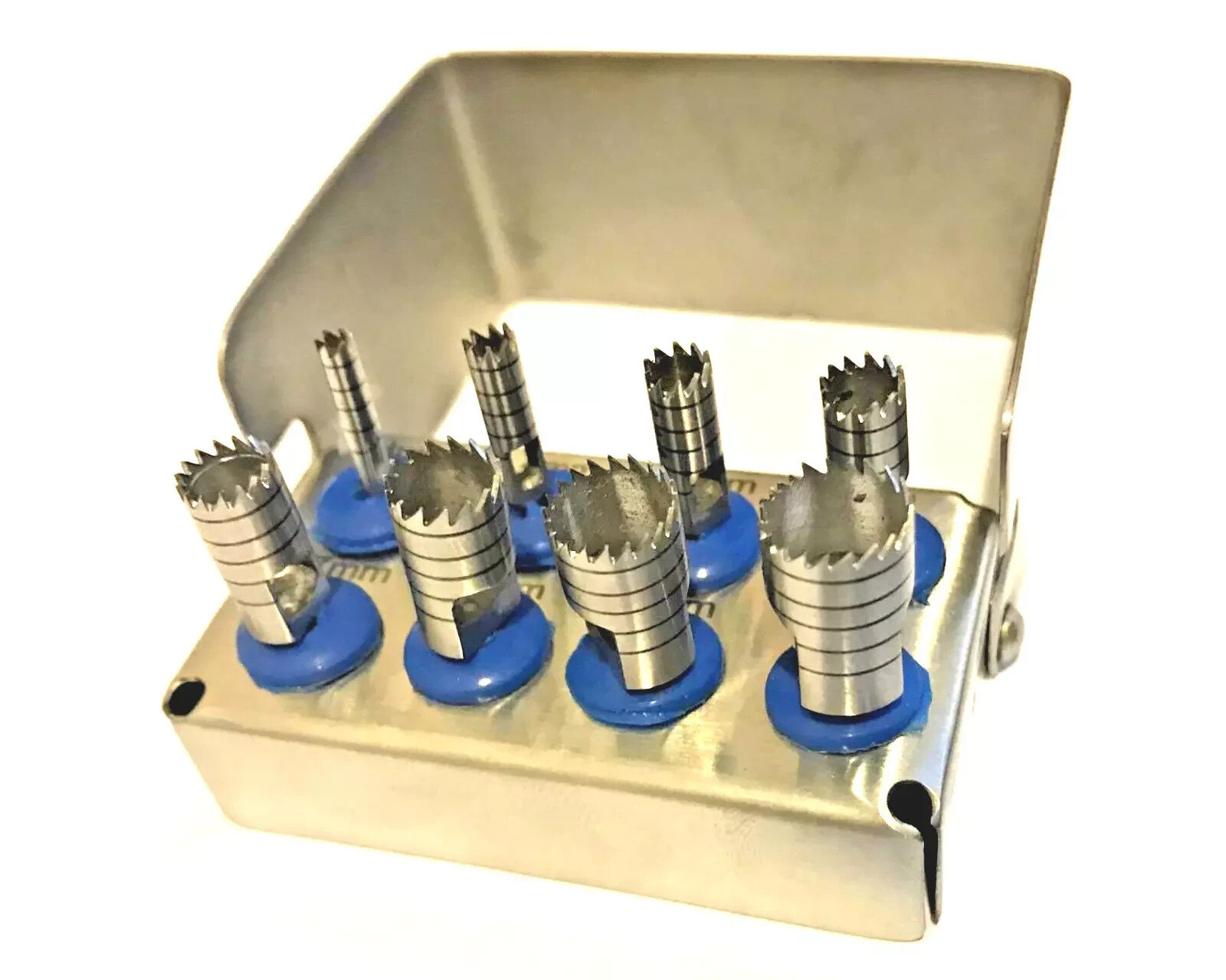 Dental Trephine Drill Kit 8 Pcs Tools Surgical Holder Bone Graft ...