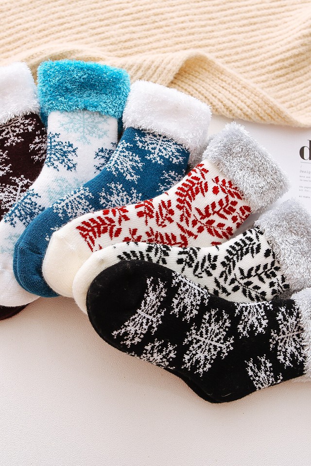 Extra Thick Socks,Winter Warm Sock,Comfotable Floor Socks,Ladies House ...