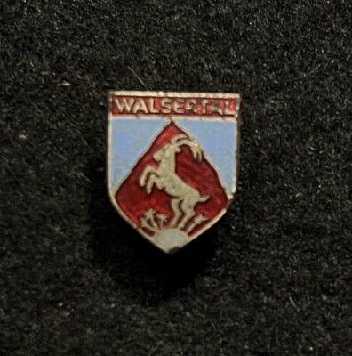 WALSERTAL Vintage Ski Pin Badge AUSTRIA Tirol Skiing Souvenir Travel ...