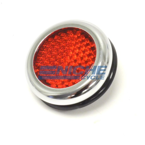 Triumph BSA Norton Lucas-Style Red Reflector RER25 | eBay