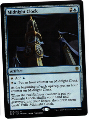 MTG Magic English 1x x1 - Midnight Clock Throne of Eldraine NM-Mint | eBay