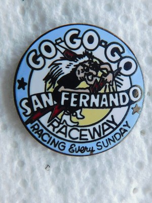 Pin's SAN FERNANDO RACEWAY - Course Auto Dragster - Californie USA (# ...