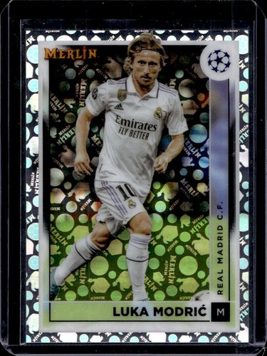 2022 Topps Merlin Chrome UEFA Luka Modric Vintage Refractor #119 | eBay