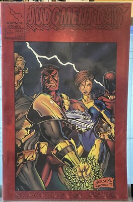 1993 Lightning Comics - Judgment Day #1 Red Prism Variant Cover (VF) | eBay