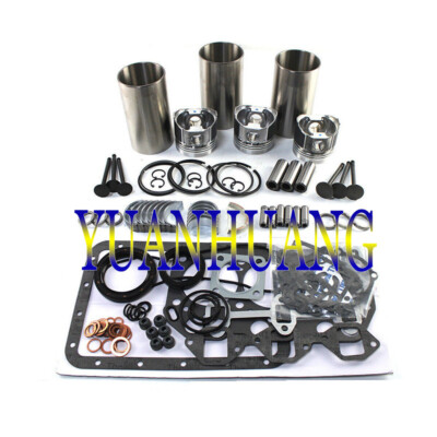 3TNE84 for Yanmar Engine Rebuild Kit W/Valves John Deere Tractor 790 ...
