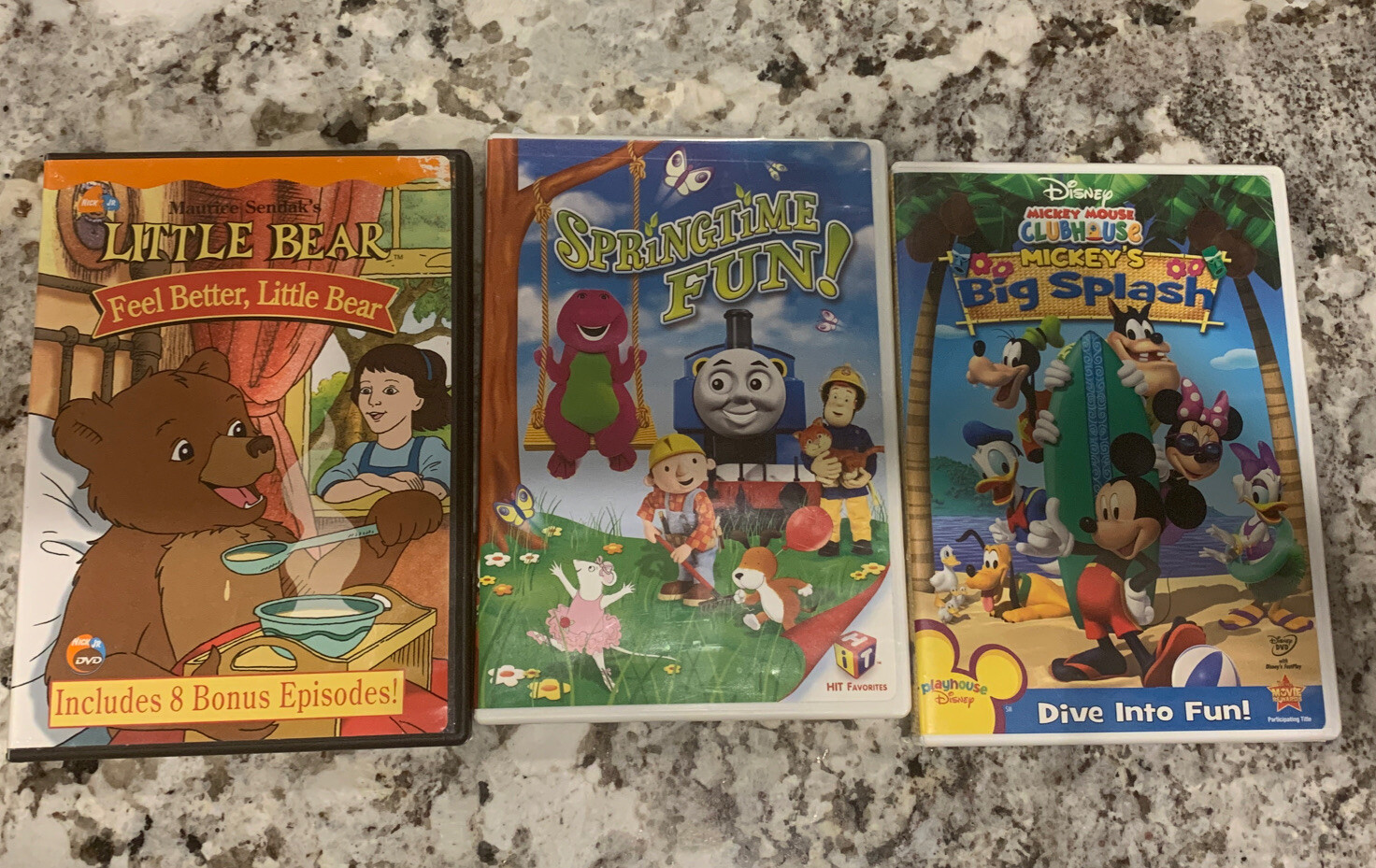 Lot of 3 Kids Children’s DVDs: Mickey | Grelly USA