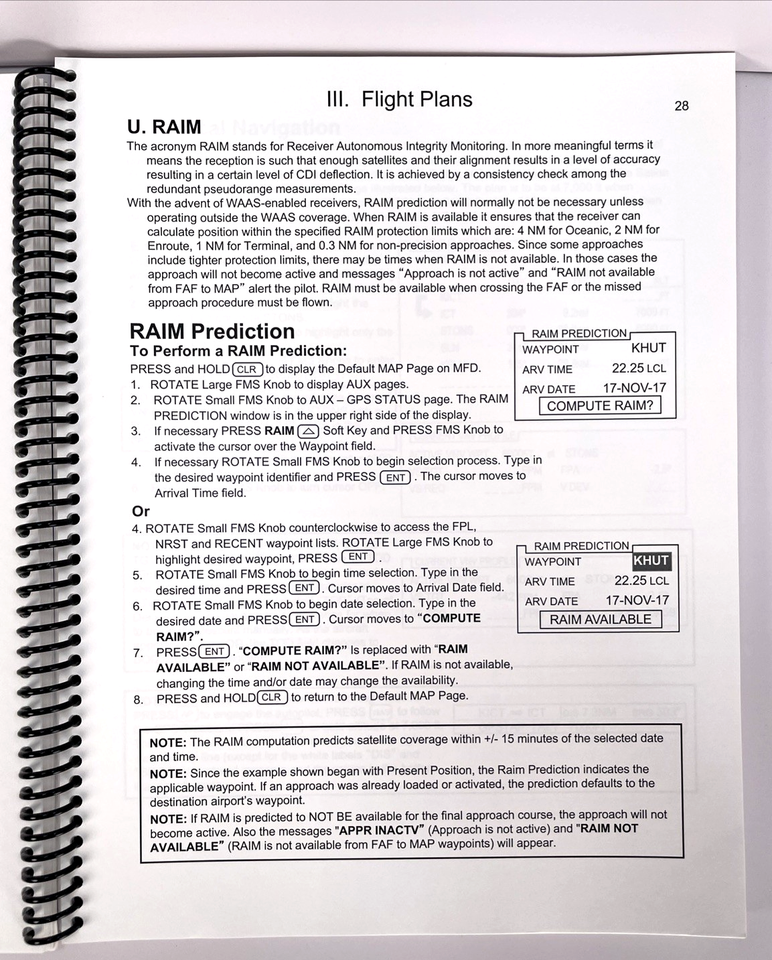 Garmin G1000W WAAS Pilot-Friendly Manual 2018 Version | eBay