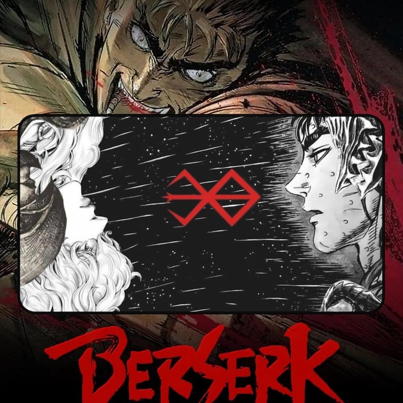 Anime Berserk Guts Desk Mat, Mouse Pad, Anime Fan, Gamers Gift V5 | eBay