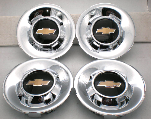 Set 4 NEW OEM 09 - 14 Chevrolet Tahoe Silverado Suburban Center Cap P/N ...