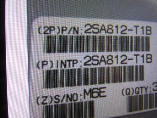 2SA812-T1B Genuine NEC Transistor GP BJT PNP 50V 0.1A 3-Pin SOT-23 Mini ...