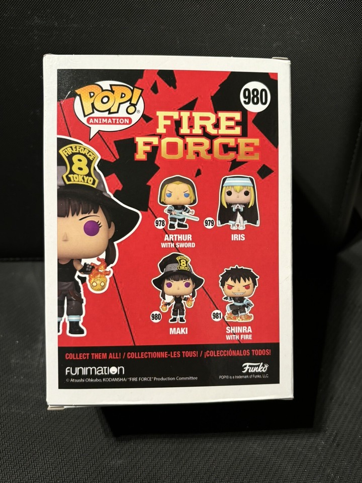 Funko Pop! Animation Fire Force Maki #980 Vinyl Figure 889698561587 | eBay