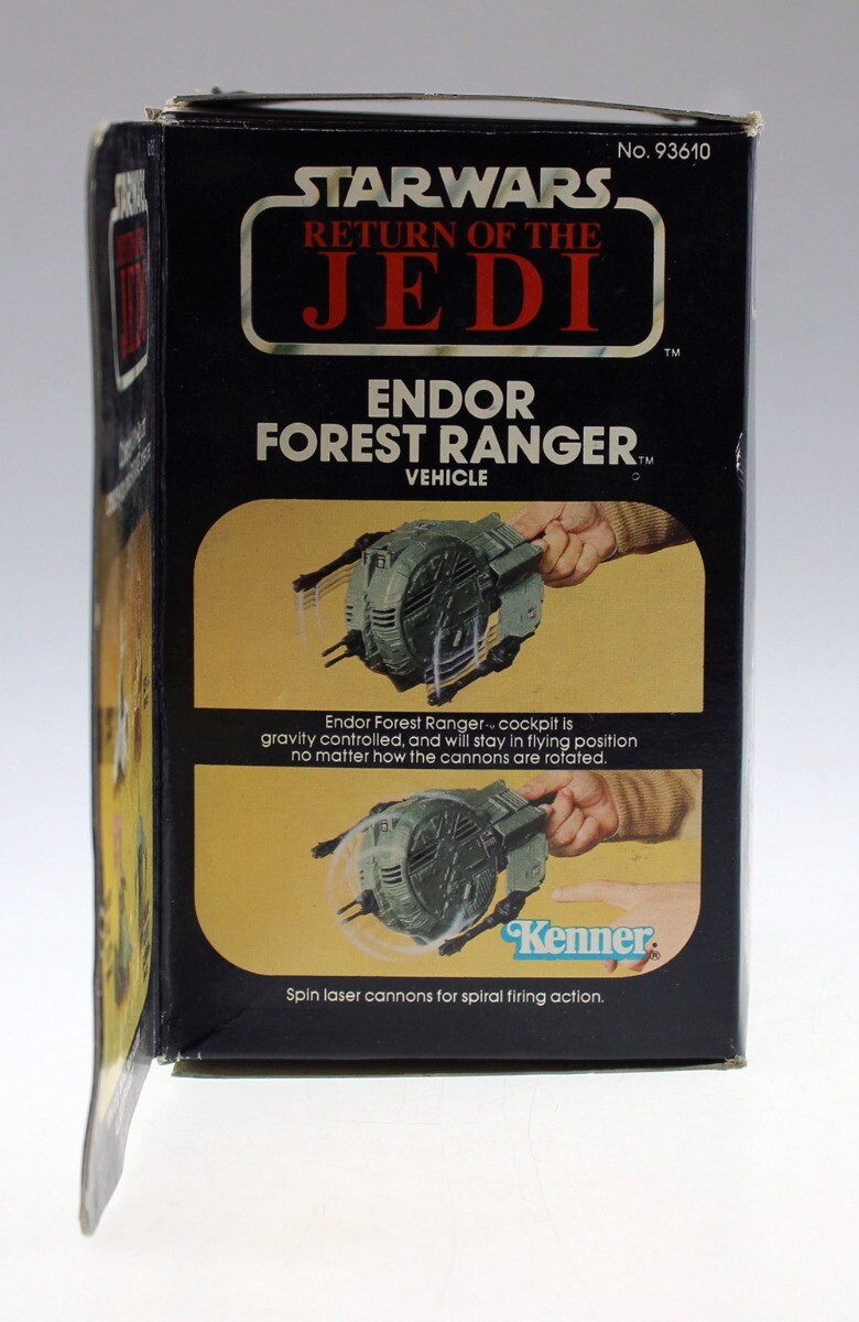 Vintage Star Wars ROTJ Mini-Rig Vehicle Endor Forest Ranger C8 with C7 ...