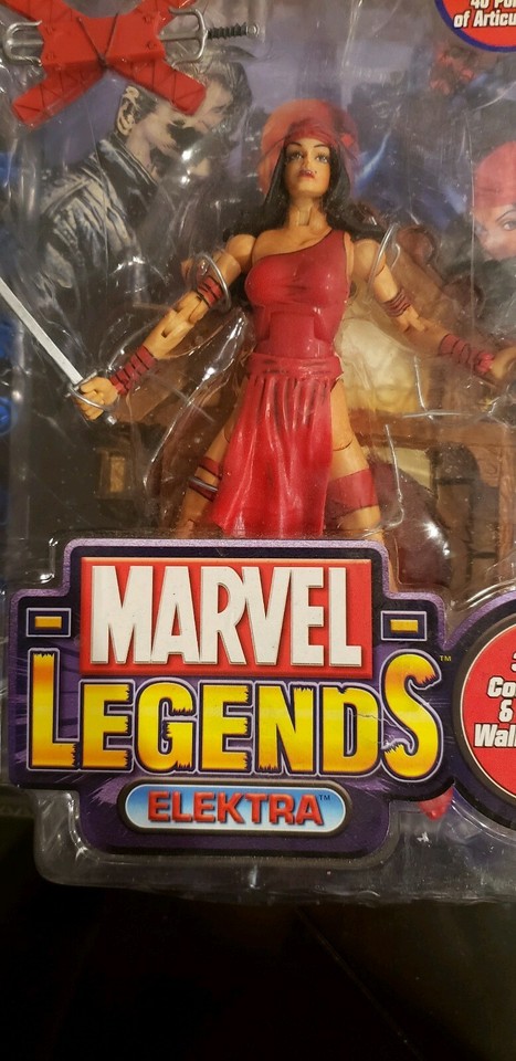 Marvel Legends Elektra Figure ToyBiz 2003 Series 4 Unopened | eBay