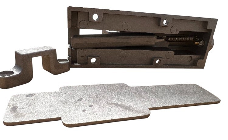 Redlam Style Break Glass Panic Bolt With Fixings and Ceramic Tube Break ...