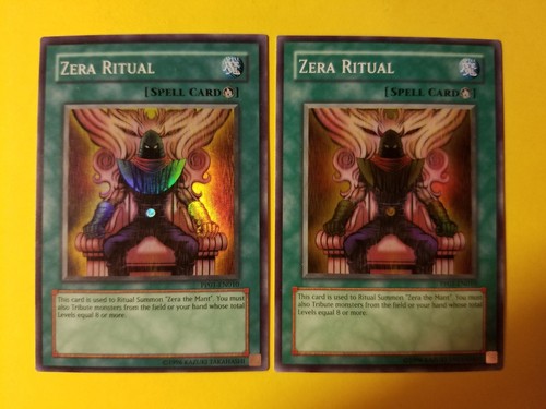 x2 ZERA RITUAL - PP01-EN010 - SUPER RARE - UNLIMITED EDITION - YUGIOH ...