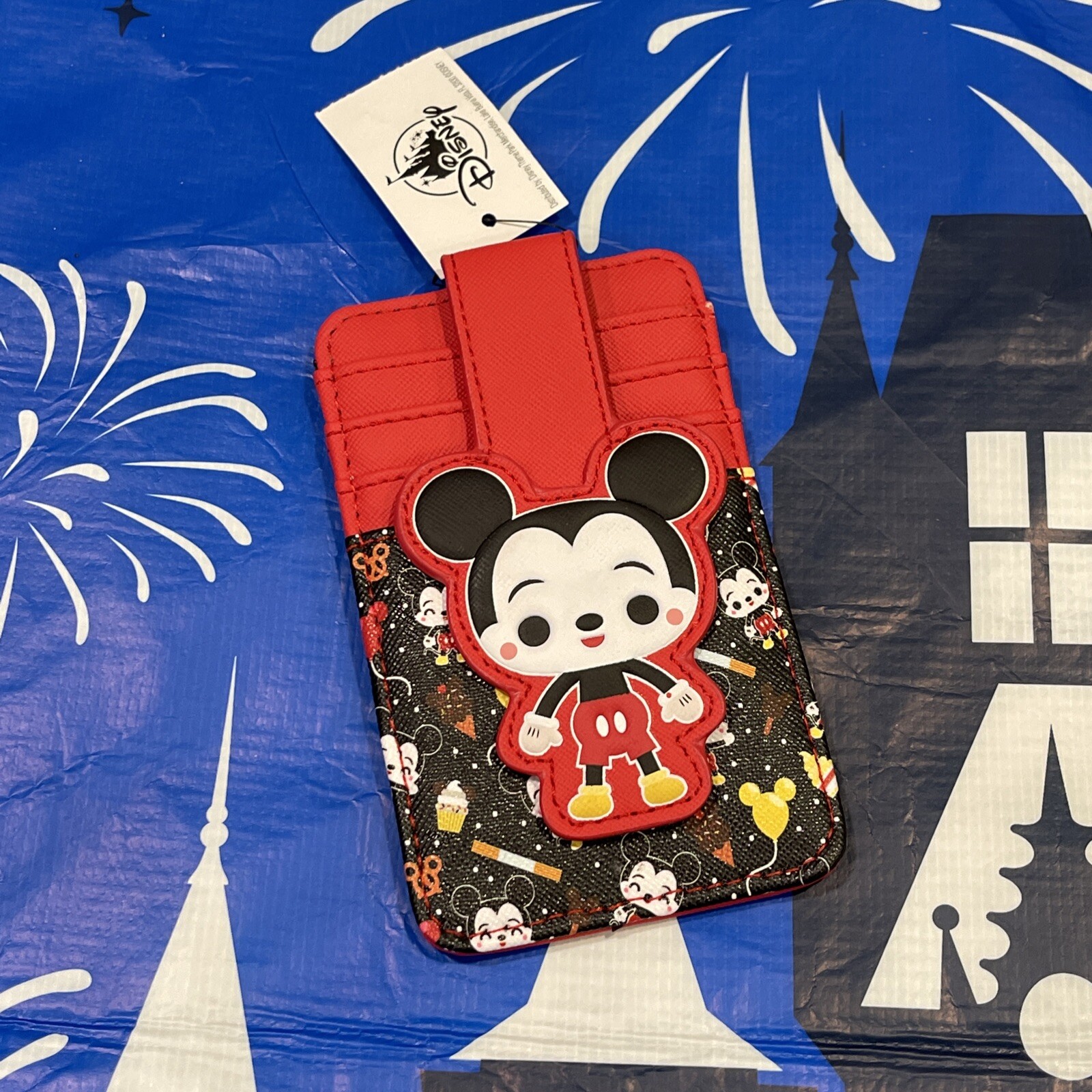 Disney Parks Mickey Mouse Credit Card ID Holder Wallet Icon Treats New ...