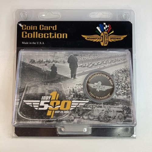 2016 Indianapolis 500 100th Running IMS Collector Silver Coin Card ...