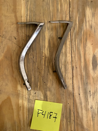 1970-72 CHEVELLE NEW BLEM VINYL TOP REAR CORNER MOLDINGS MALIBU SS TRIM ...