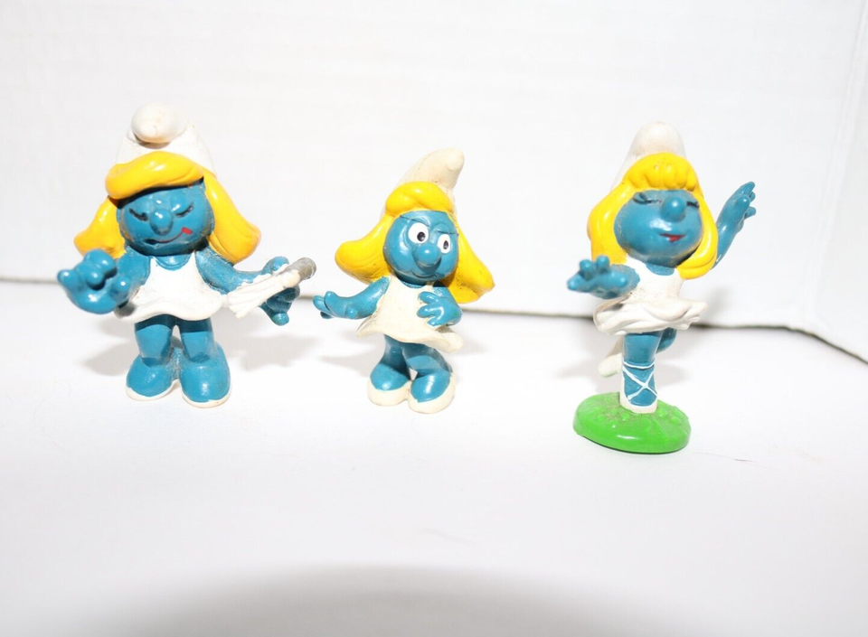 Smurfs Plastic PVC Figures Toys Vintage 70s 80s Peyo | eBay