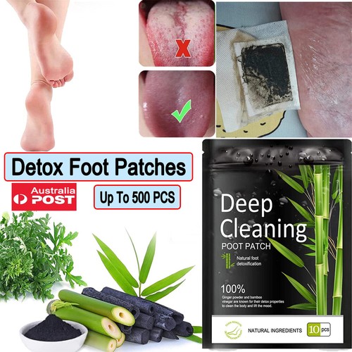 500X NUBU Detox Foot Patches Pads Natural plant Toxin Removal Sticky ...