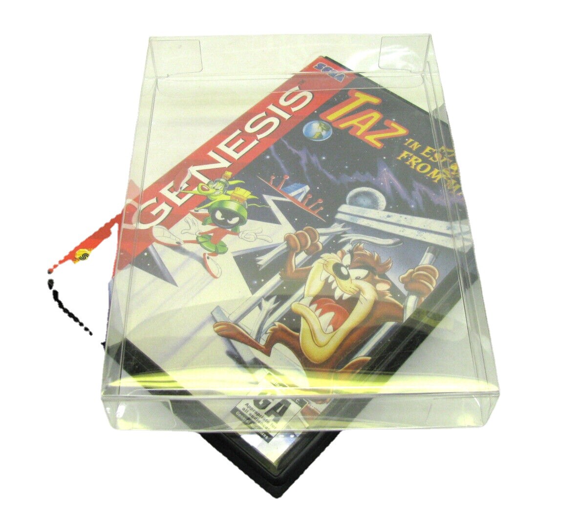 1x Clear Plastic Protective Box Protector Sleeve Case For Sega Genesis ...