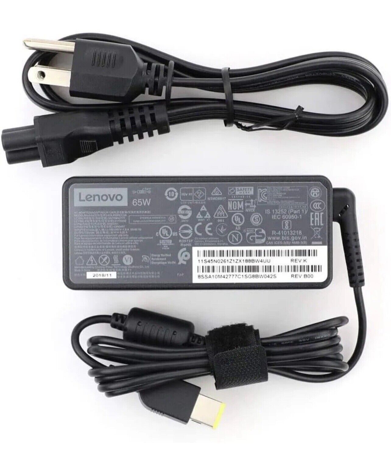 LOT OF 10 Original Lenovo ThinkPad Laptop AC Charger Adapter 65W 20V ...