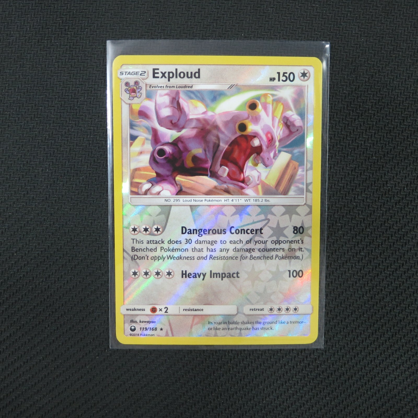 Exploud 119/168 Rare Reverse Holo Celestial Storm Pokemon Card TCG | eBay
