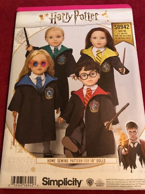 🌸 SIMPLICITY #S8942 - 18" - FITS AMERICAN GIRL DOLL - Harry Potter ...