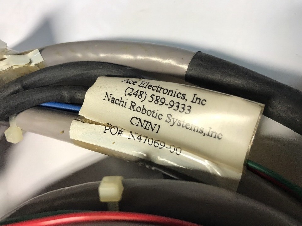 NACHI Robotics AW CONTROLLER CONTROL PANEL WIRE HARNESS CABLE CNIN1 ...