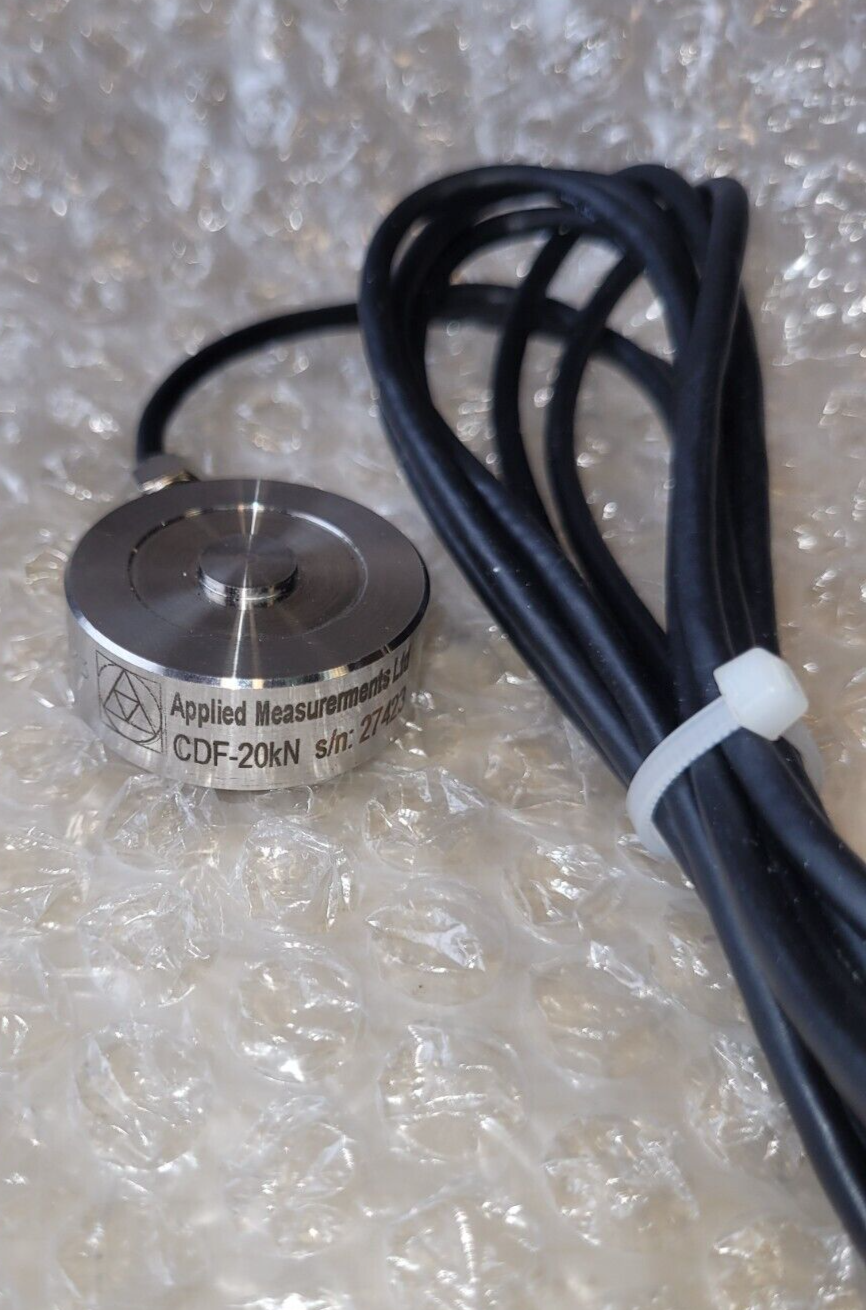 NEW Applied Measurements CDF-20KN Miniature Button Load Cell CDF20KN ...