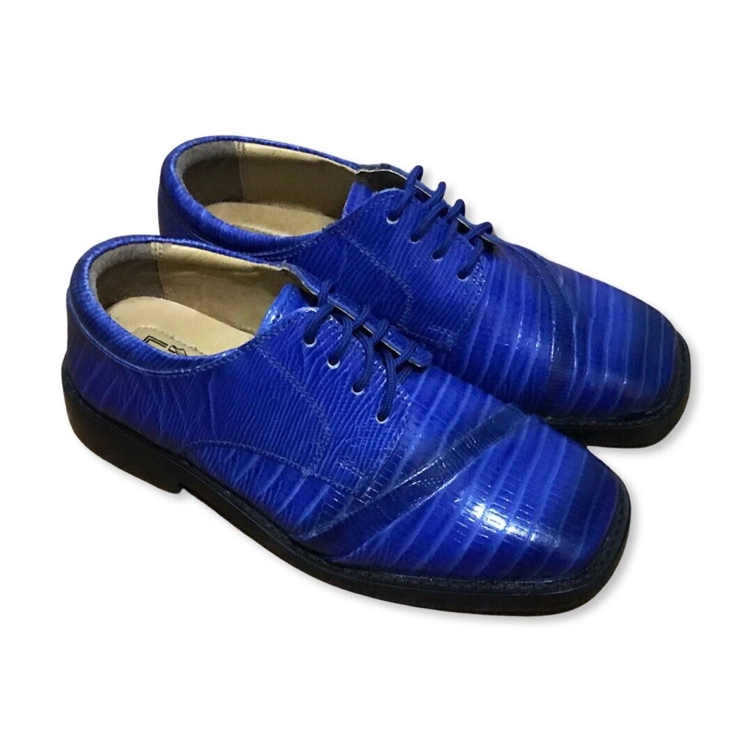 Blue Shoe Lace Pattern