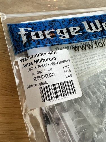 Warhammer 40K Forge World Death Korps Of Krieg Command Squad | eBay