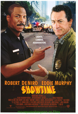 SHOWTIME MOVIE POSTER Original DS 27x40 ROBERT DE NIRO & EDDIE MURPHY ...