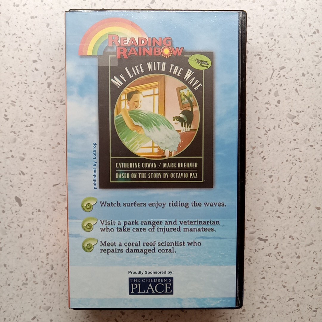 Reading Rainbow VHS "My Life with the Wave" Episode #132/155 LeVar ...