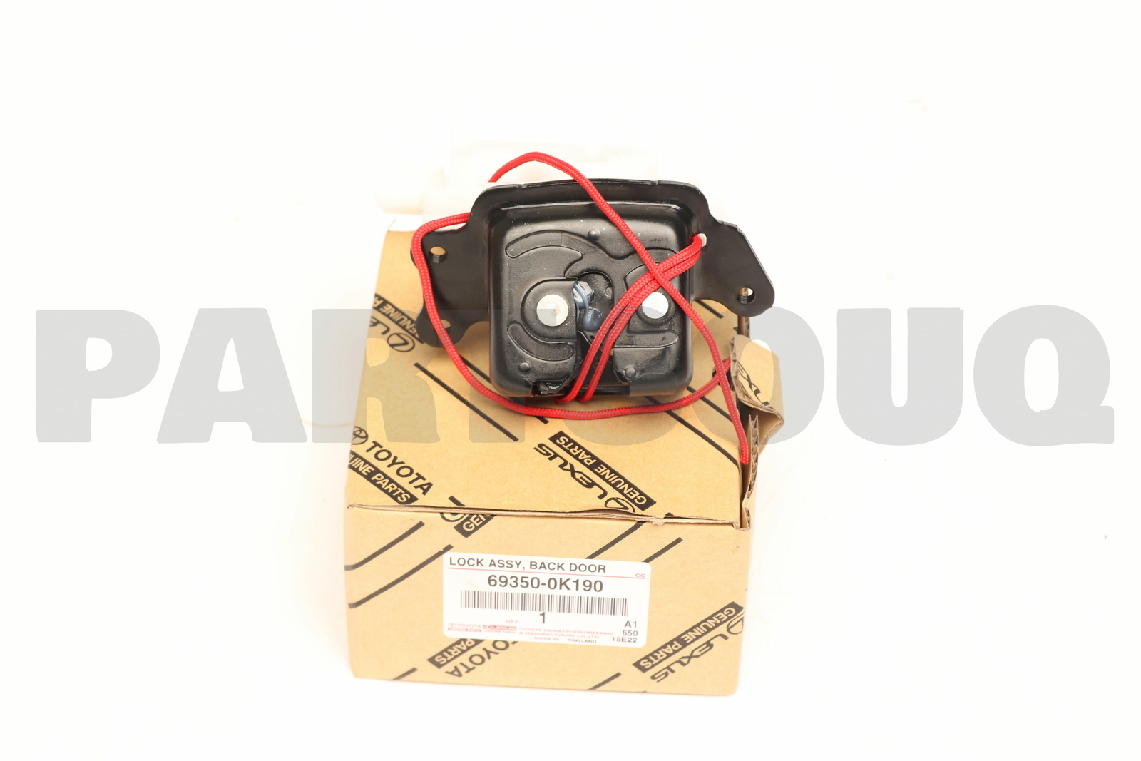 693500K190 genuino Toyota ASIO DE CERRADURA, PUERTA TRASERA 69350-0K190 ...