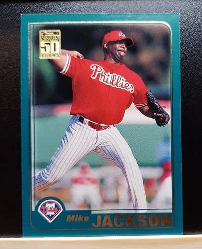Mike Jackson Baseball Card #182 Sports Trading Card 2001 Topps 50th ...