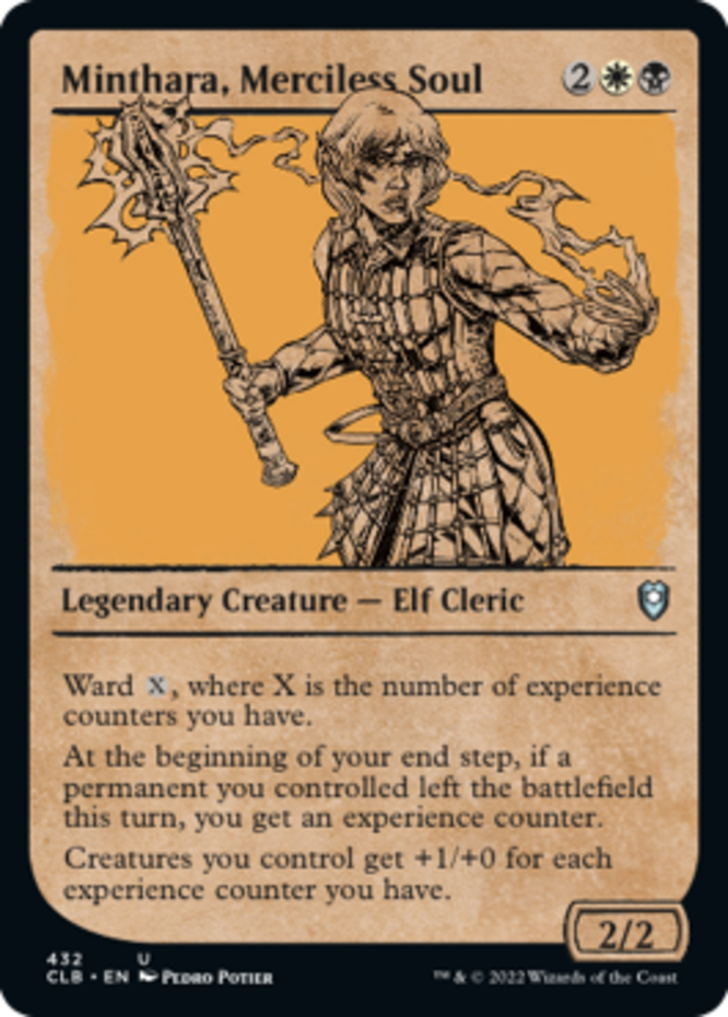 MTG-4x-Near Mint, English-Minthara, Merciless Soul - Showcase-Commander ...