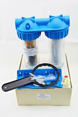 Atlas Filtri 10” Senior Duplex Plus 3P AFO SX TS 3/4" Water Treatment ...