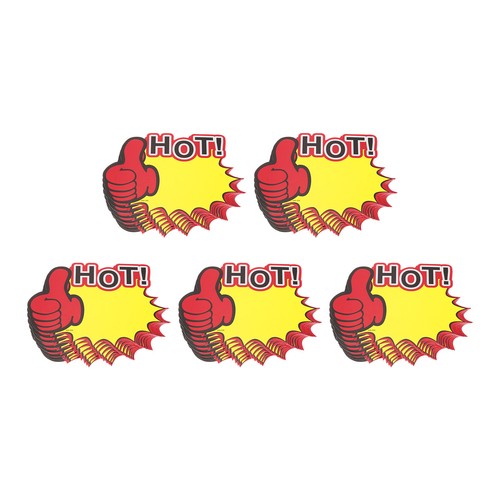 Star Burst [HOT] with Thumb Signs Price Tags Red Border Yellow Color 50 ...