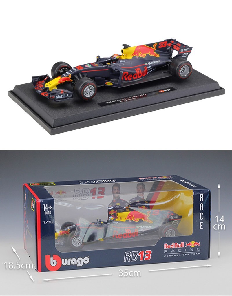 Bburago 1:18 F1 2017 RedBull RB13 #33 Alloy Diecast vehicle Car MODEL ...