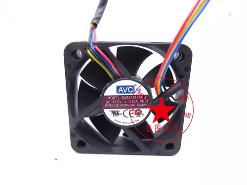 1PC AVC DAZA0515RCU DC13.6V 0.20A 4-wire 50 * 50 * 15mm silent cooling ...