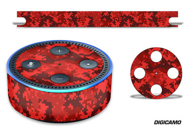 Skin Decal Wrap for the Amazon Echo Dot 2nd Gen Alexa Graphics Stickers ...