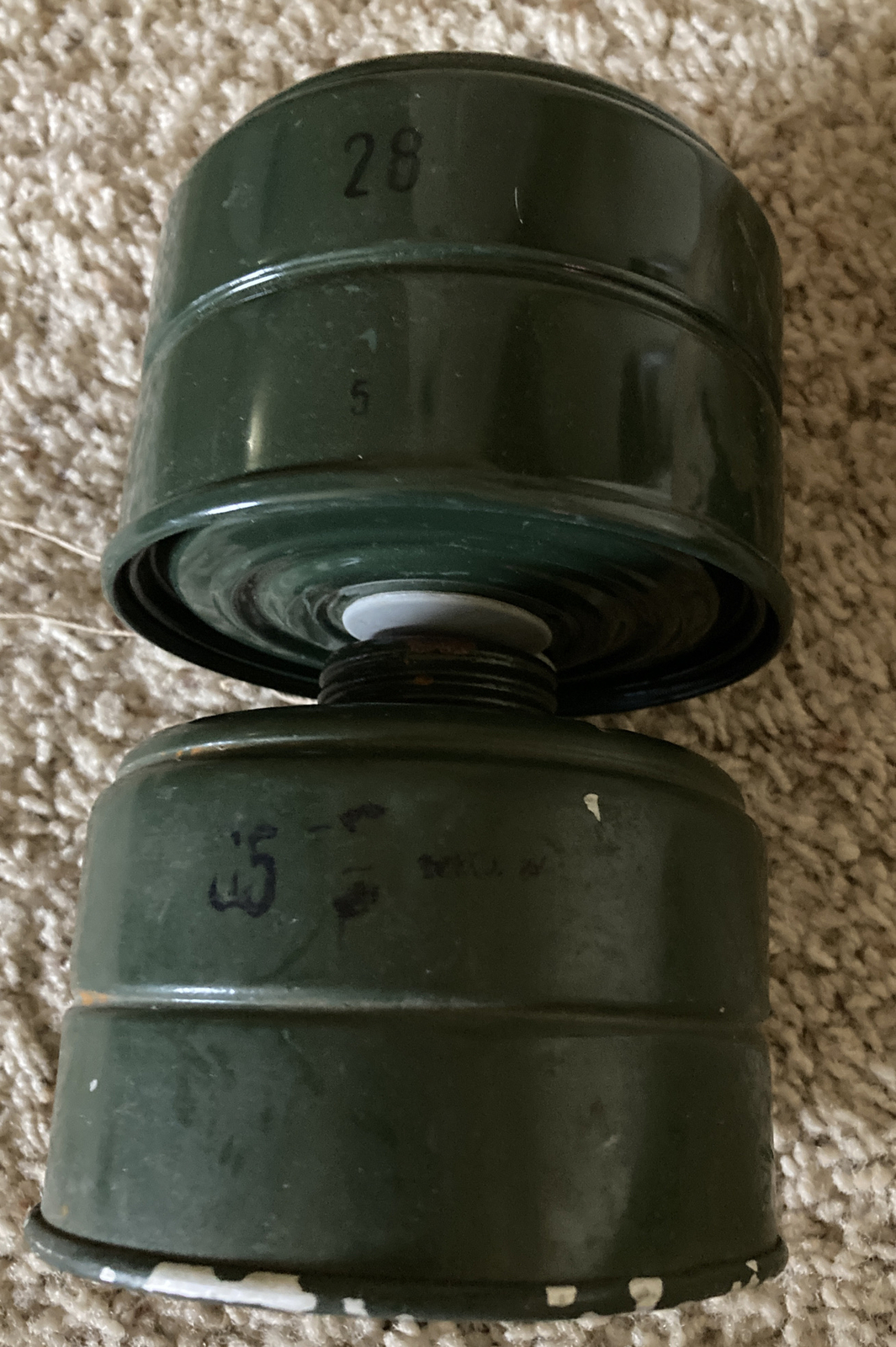 Vintage USSR Military NATO 60mm Gas Mask Filters Lot Of 3 | eBay