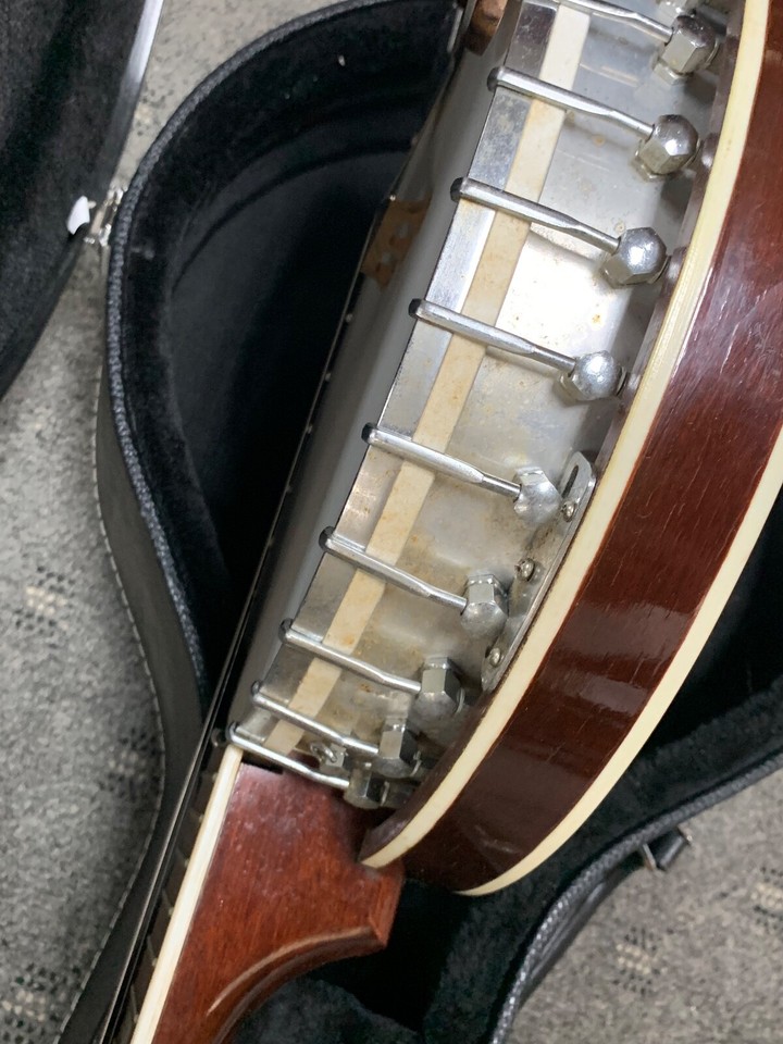 Vintage Conrad 5 String Banjo Wood ~ Made in Japan 1970's? w/ Case | eBay