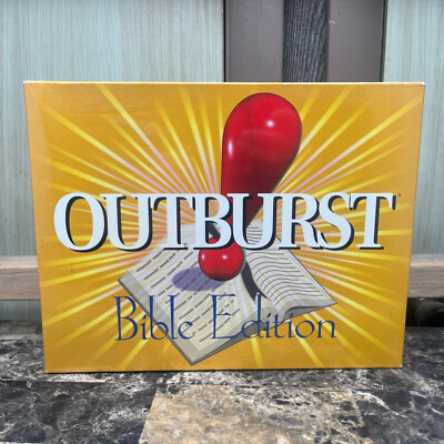Outburst Bible Edition Religious Board Game 2+ Players Ages 8+ 2002 NEW ...