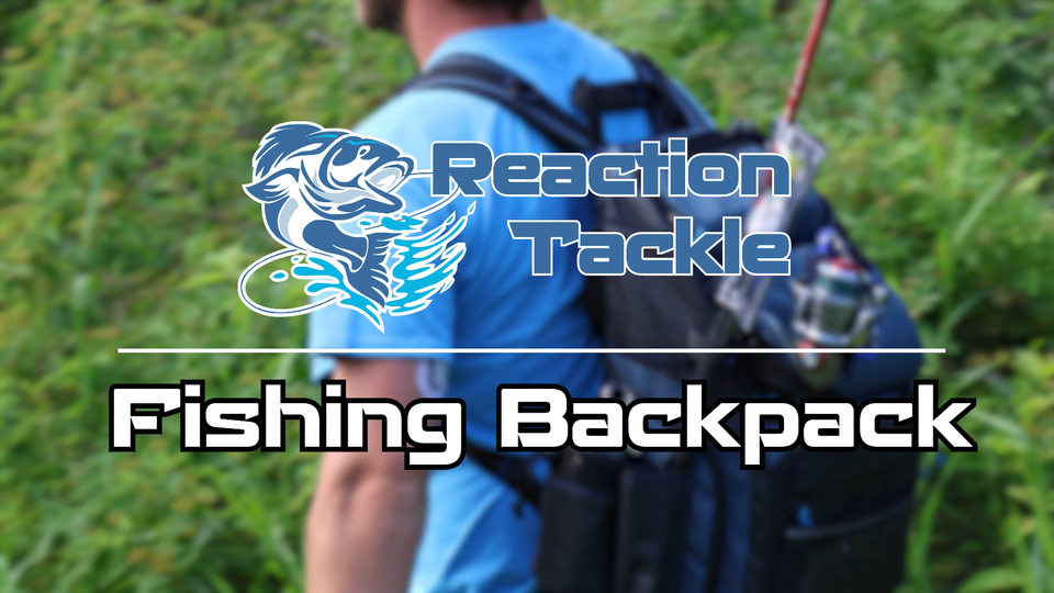 Reaction Tackle Large Backpack- Salt Water Resistant Fishing Bag ...
