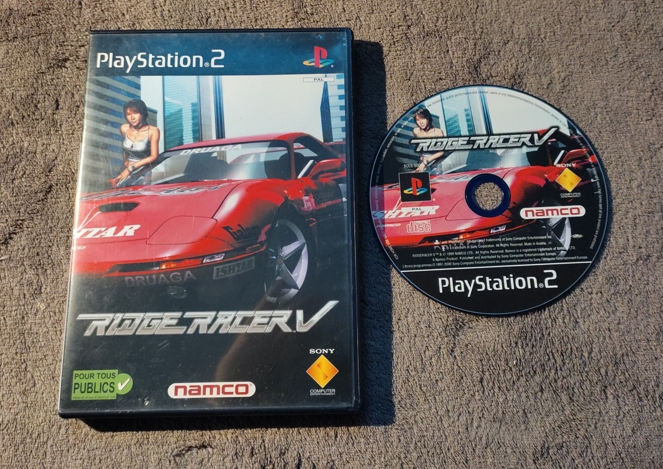 Ridge Racer V PlayStation 2 PAL - Prix - Photo - Présentation