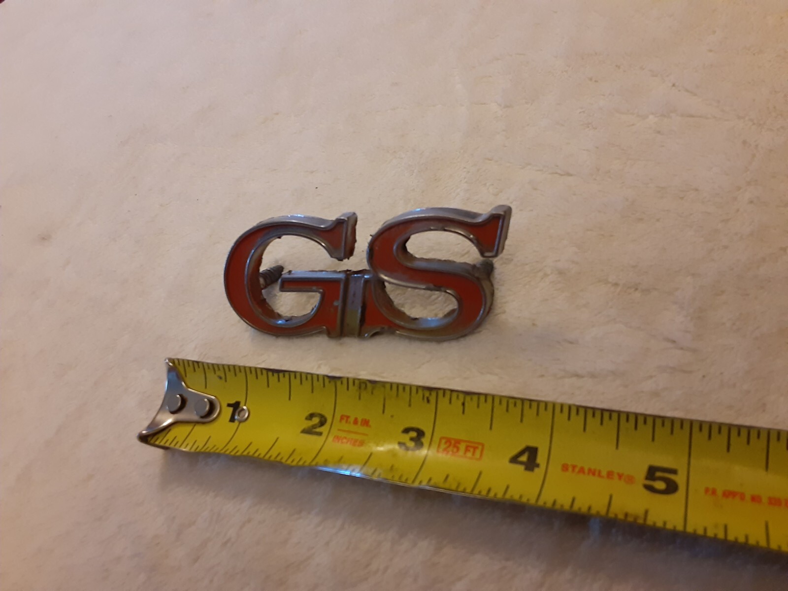 Vintage GS Script Emblem | eBay